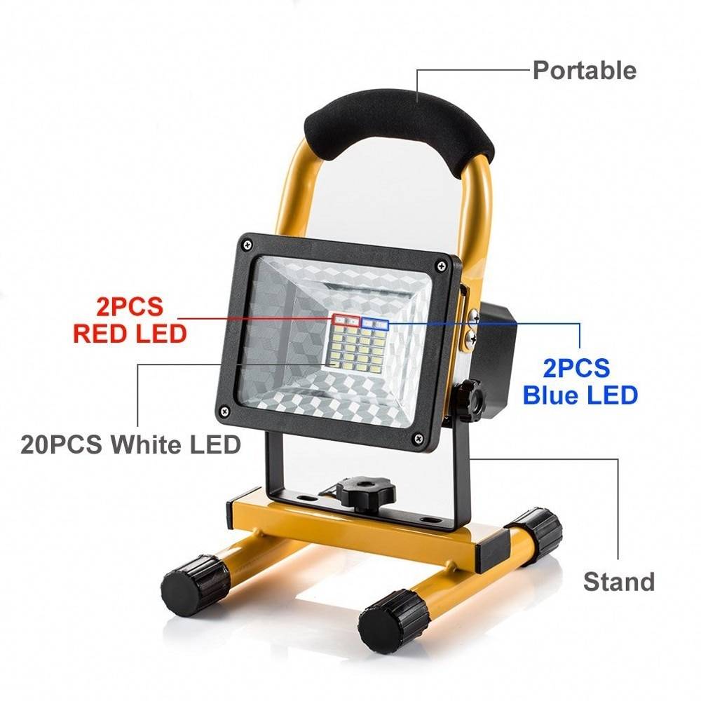 LED Floodlight Work Light with Detachable Stand - Lighting4Home