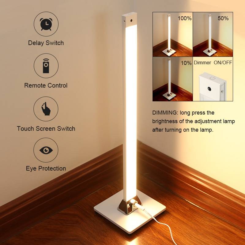 Modern Remote Controlled LED Floor Standing Lamp - Lighting4Home