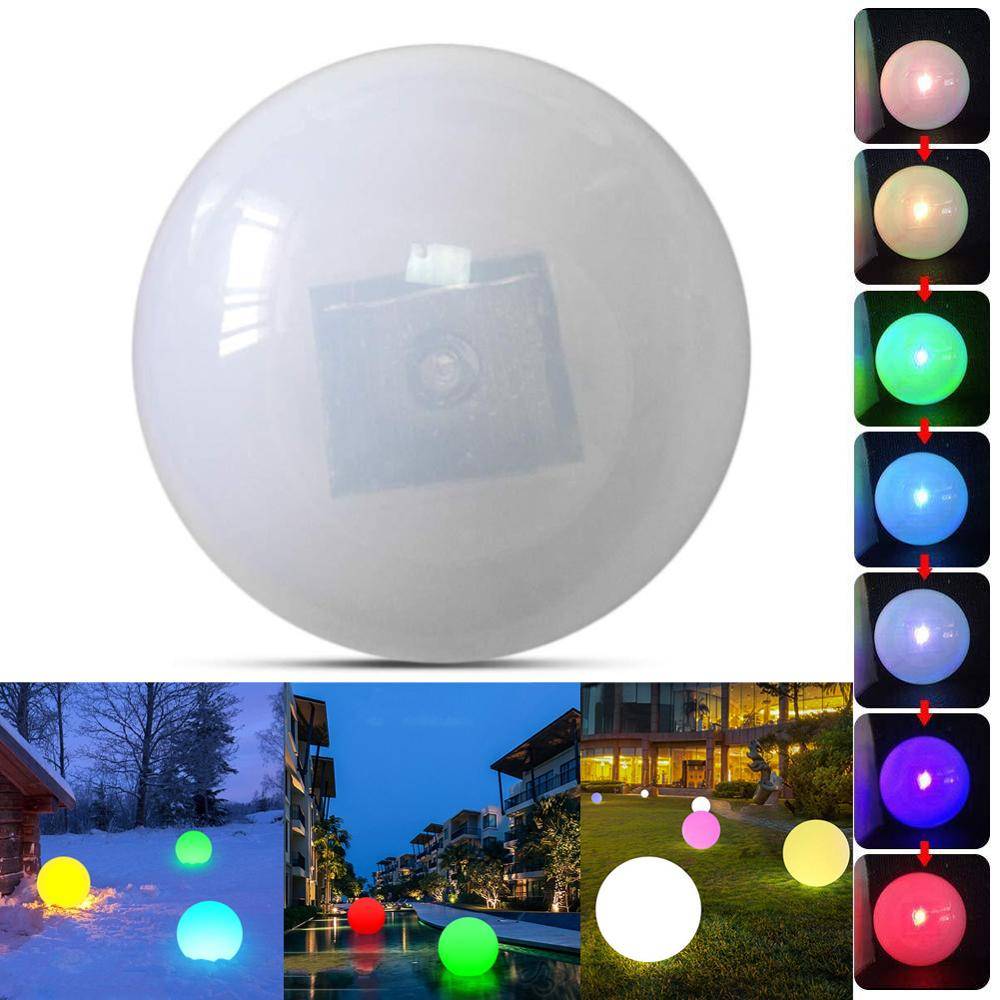 Multicolor LED Solar Charging Light Ball - Lighting4Home