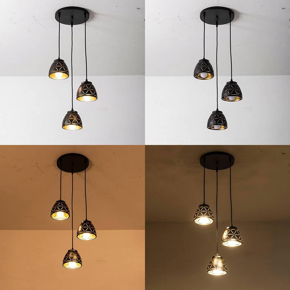Vintage Loft 3-Heads LED Pendant Lights - Lighting4Home