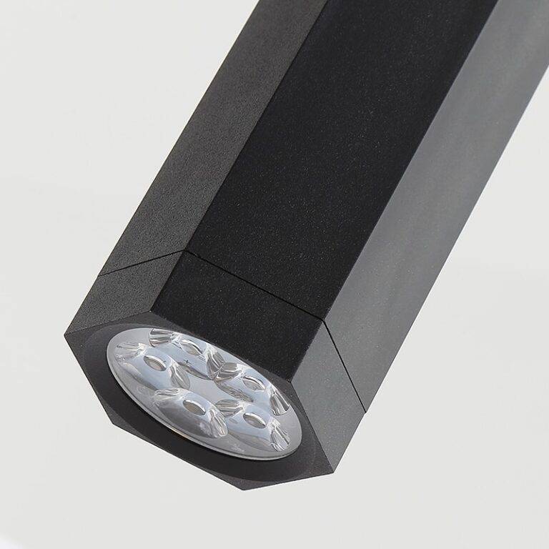 Modern Hexagonal-Tube Hanging Pendant Lamp - Lighting4Home