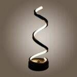 Modern LED Spiral Curved Table Lamp - Lighting4Home