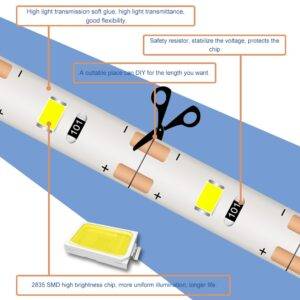 Vanity Makeup Mirror LED Light Strip - Lighting4Home