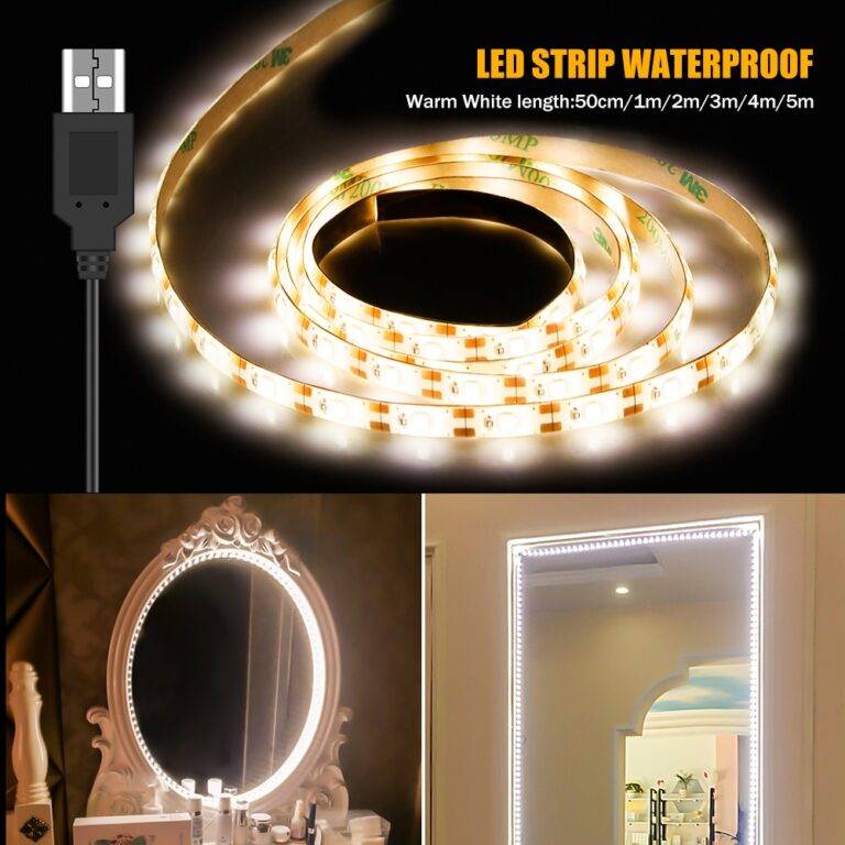 Vanity Makeup Mirror LED Light Strip - Lighting4Home