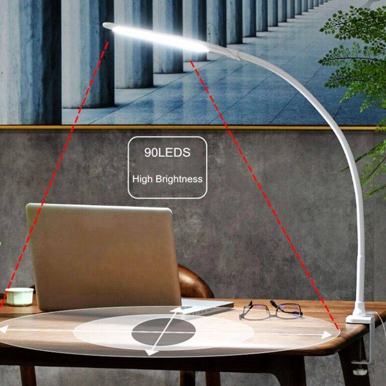 Flexible Gooseneck Long Arm LED Desk Lamp - Lighting4Home