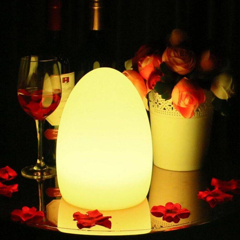 Remote Control Egg Shape RGB Night Lamp - Lighting4Home