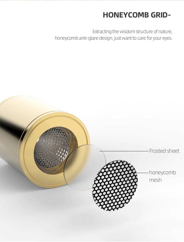 Surface Mounted Luxury Copper LED Spotlight - Lighting4Home