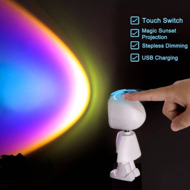 Robot LED Projector Sunset Atmosphere Lamp - Lighting4Home