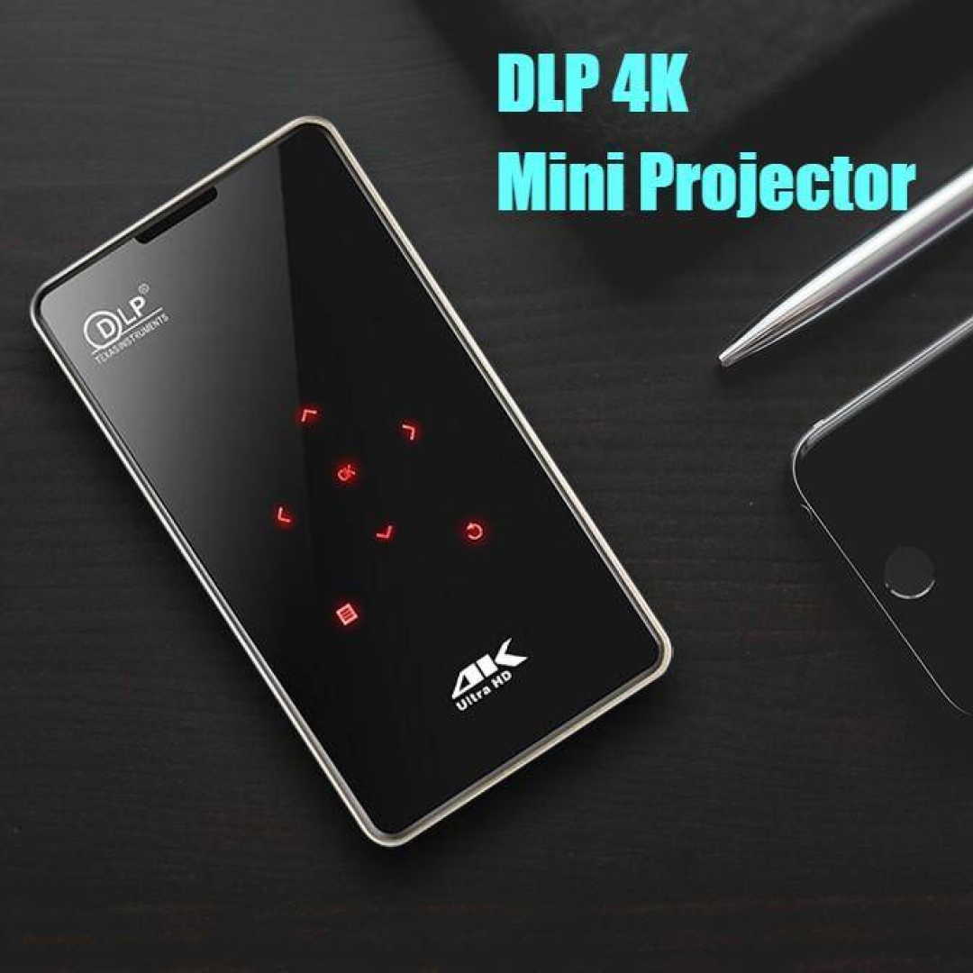 Mini Portable DLP 4K WiFi Android Projector - Lighting4Home