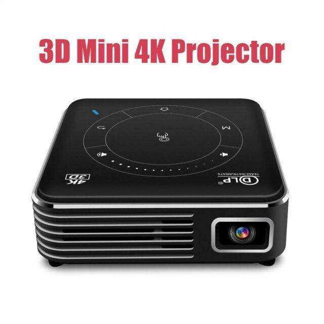 Mini Portable DLP 4K WiFi Android Projector - Lighting4Home