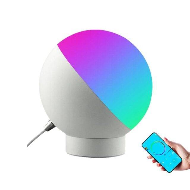 Modern LED Spiral Curved Table Lamp - Lighting4Home