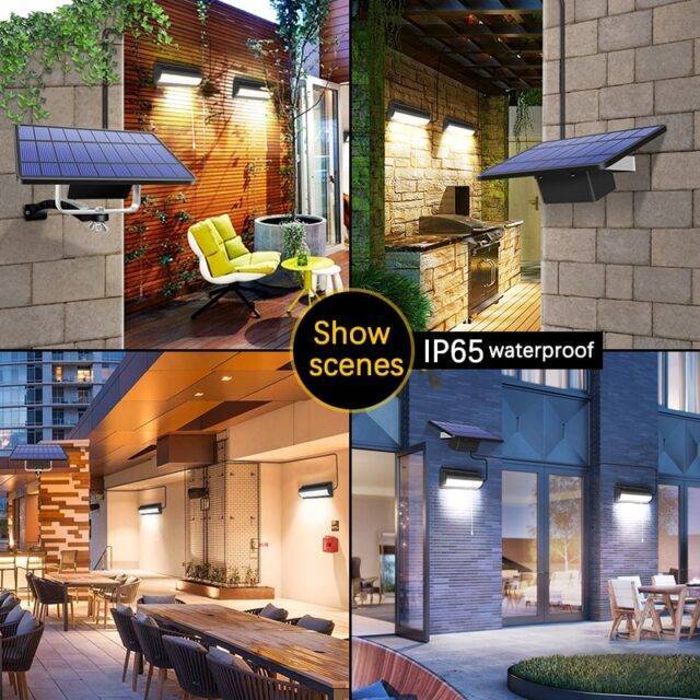 Solar Pendant Lights For Outdoor & Indoor with Pull Switch