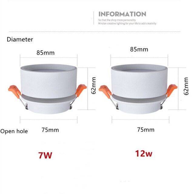 Rotatable Round LED Panel Downlights - Lighting4Home