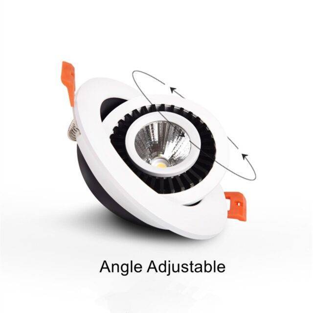 360 Degree Rotatable LED Recessed Shell Spotlight