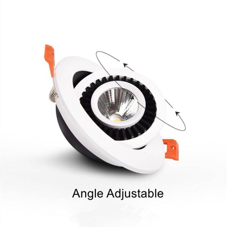 360 Degree Rotatable LED Recessed Shell Spotlight