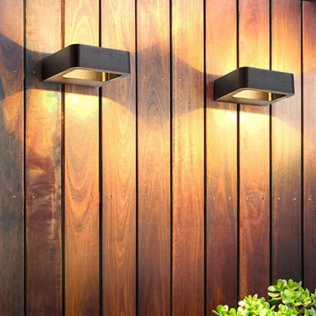 Outdoor LED Golden Long Strip Porch Wall Light - Lighting4Home
