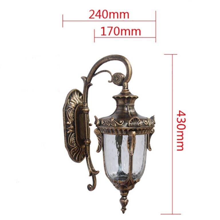 European Vintage Outdoor Wall Sconce lamp - Lighting4Home