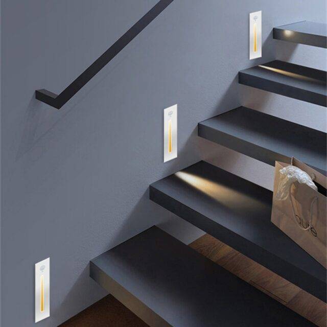 Recessed LED Wall Step Lights - Lighting4Home