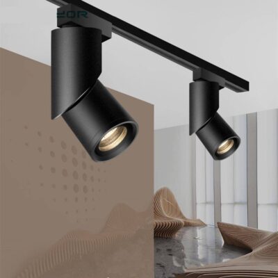 Foldable Cylinder COB LED Track Rail Spotlights - Lighting4Home