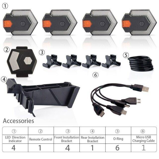 Premium Smart Bike Turn Signal Kit - Lighting4Home