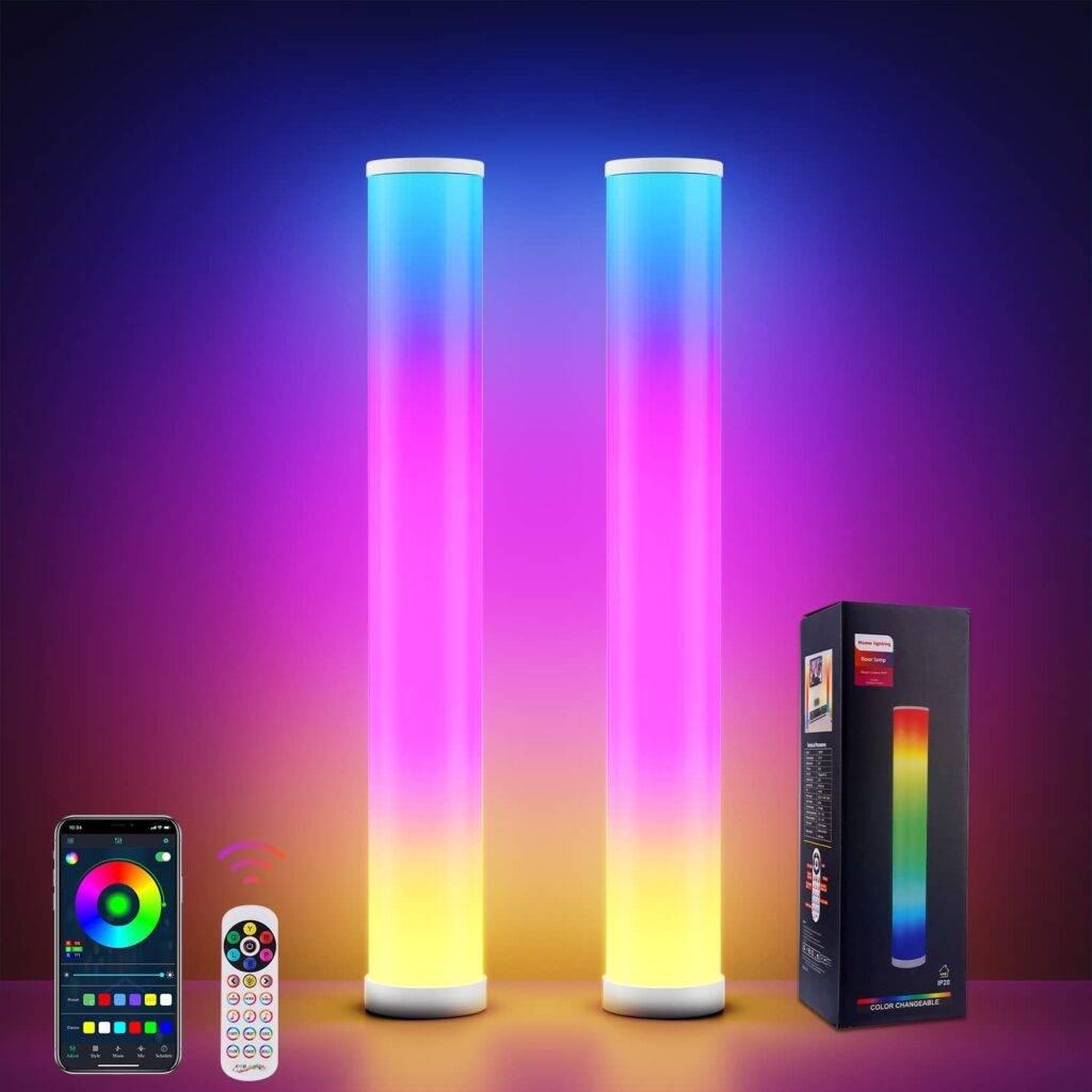 Modern Remote Controlled LED Floor Standing Lamp - Lighting4Home