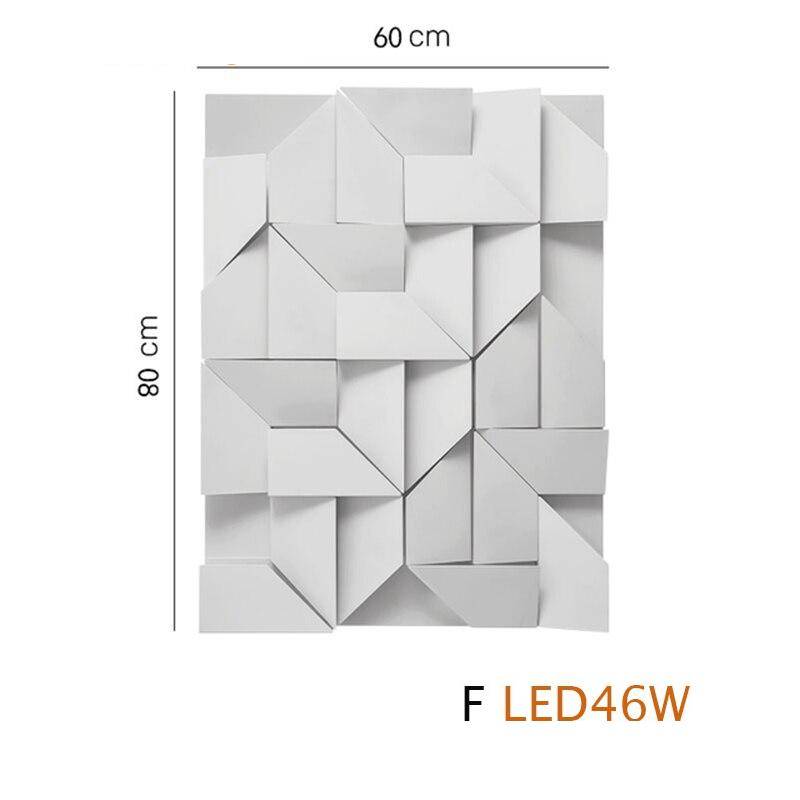 Creative Geometric Art LED Wall light - Lighting4Home