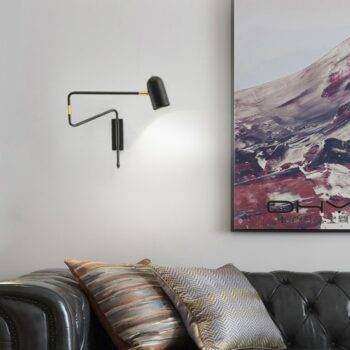 Retractable Long Swing-Arm Wall lamp - Lighting4Home