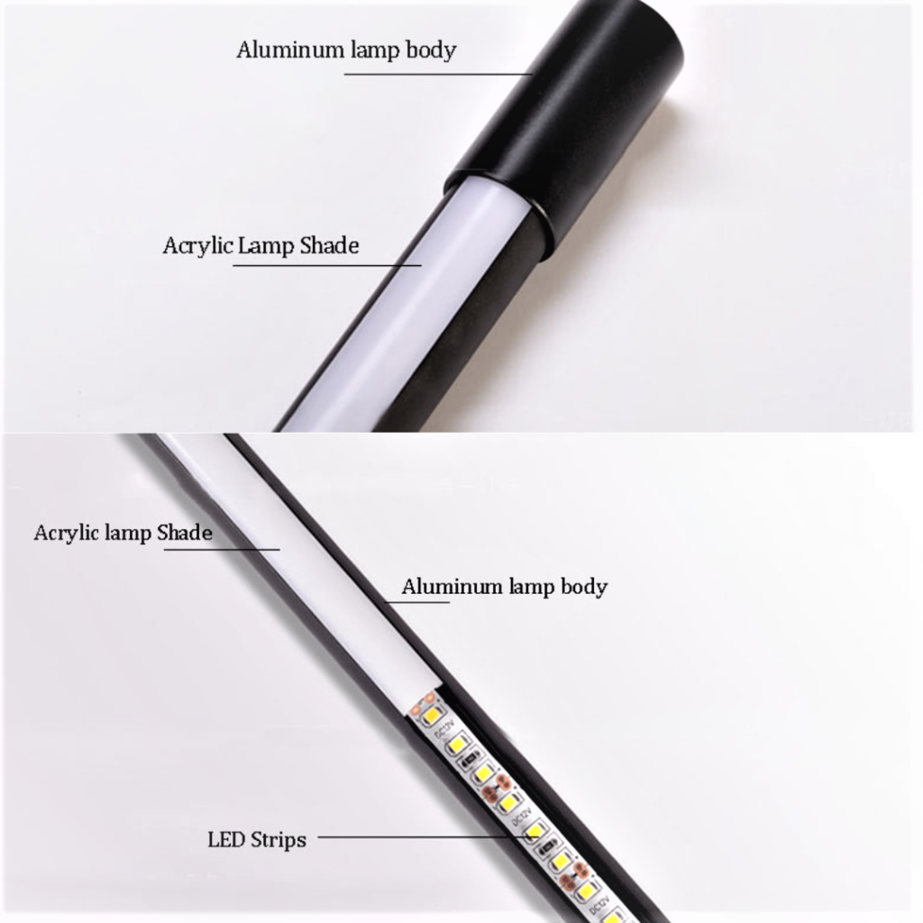 Linear Long Tube LED Hanging Pendant Light - Lighting4Home