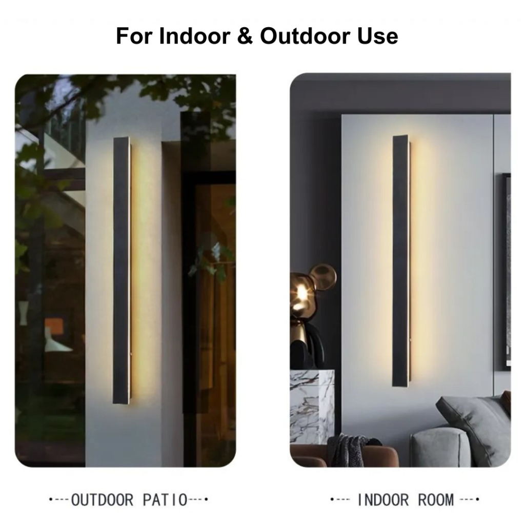 Long Slim outdoor Porch Wall Lights - Lighting4Home