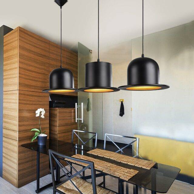 Retro Top Hat Pendant Light - Lighting4Home