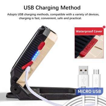 Multifunctional Portable COB LED Work Light - Lighting4Home