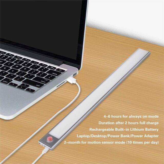 Ultra-thin Motion Sensor LED Under Cabinet Light - Lighting4Home