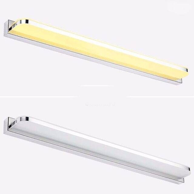 Chrome Framed Bathroom Vanity LED Lights - Lighting4Home