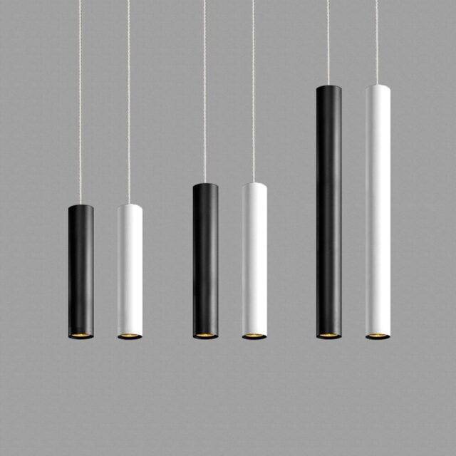 Dimmable Long Tube LED Pendant Light - Lighting4Home