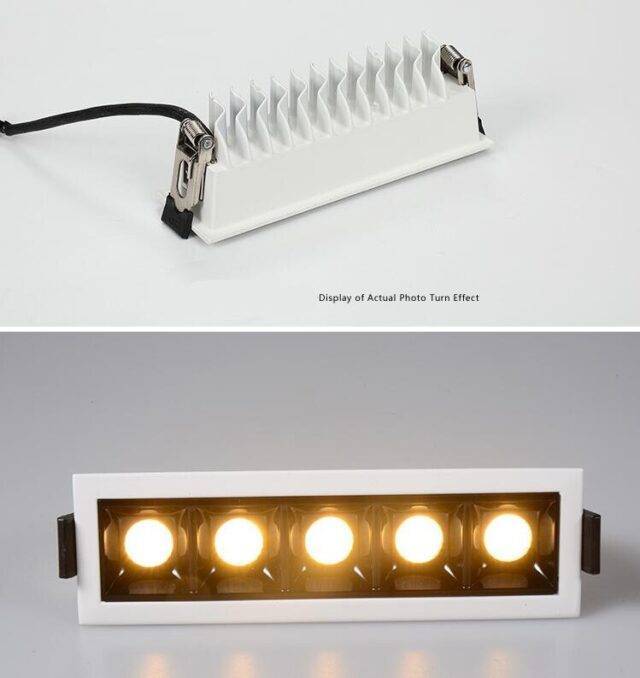 Recessed Dimmable LED Rectangle Linear Spotlights