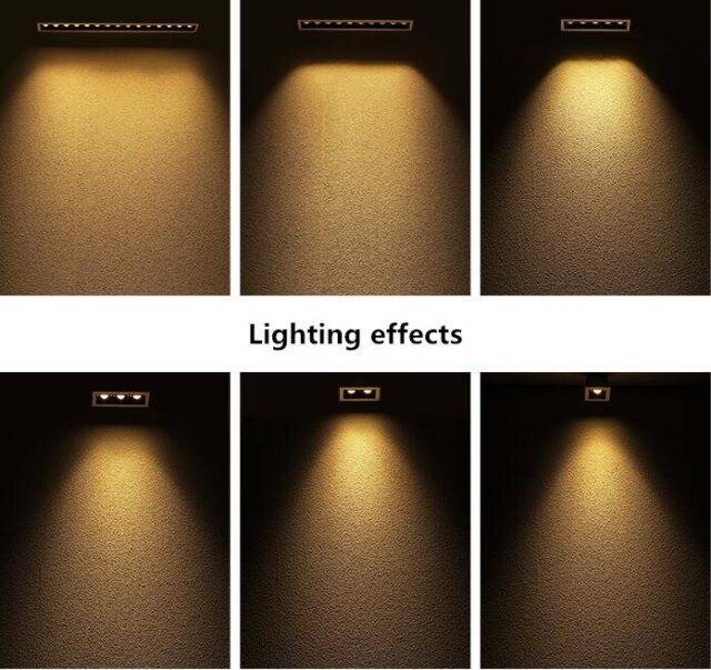 Recessed Dimmable LED Rectangle Linear Spotlights