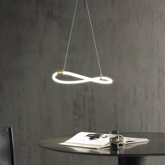 Flexible Silicone LED Tube Chandelier Pendant Lights - Lighting4Home
