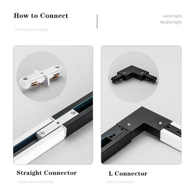 LED Ceiling Spotlight Track Rail Fixtures - Lighting4Home