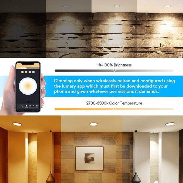 APP Control Smart RGB Recessed Downlights - Lighting4Home