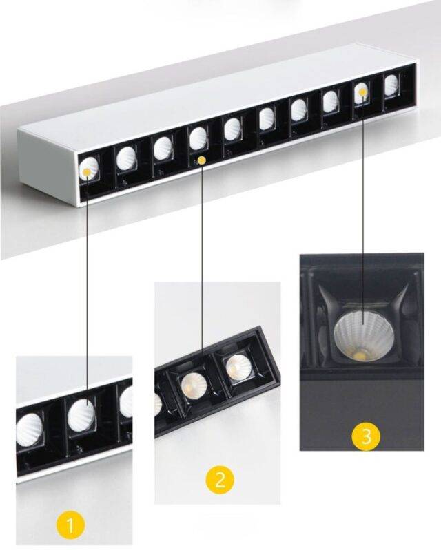 Linear Surface Mounted Dimmable LED Spotlights - Lighting4Home