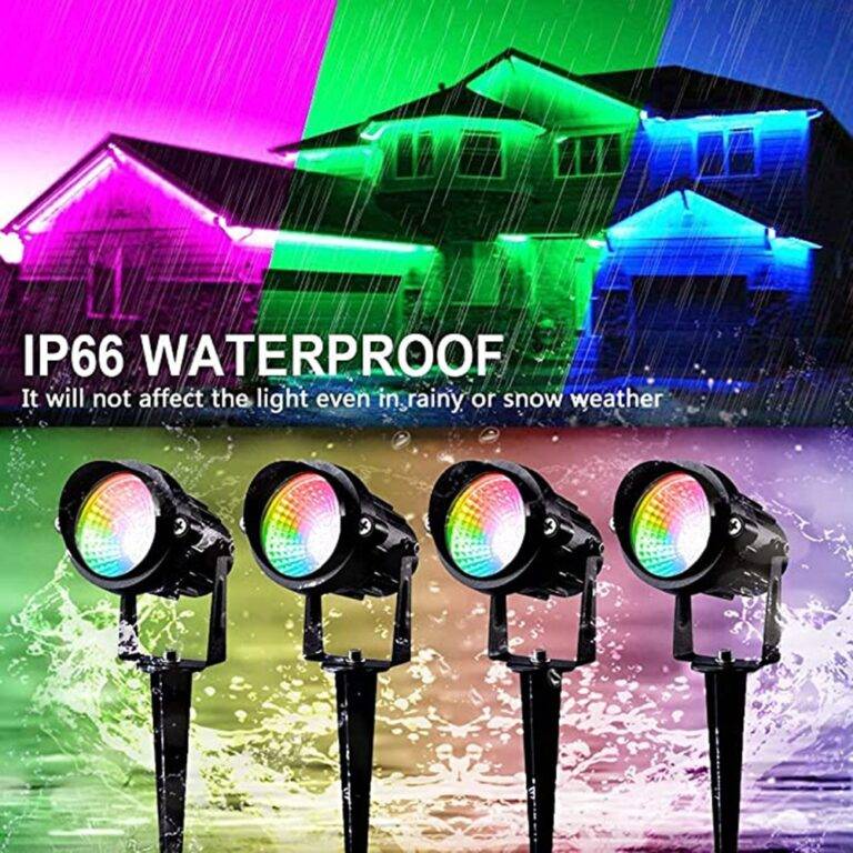 Outdoor Front Yard Smart RGB Spotlights - Lighting4Home