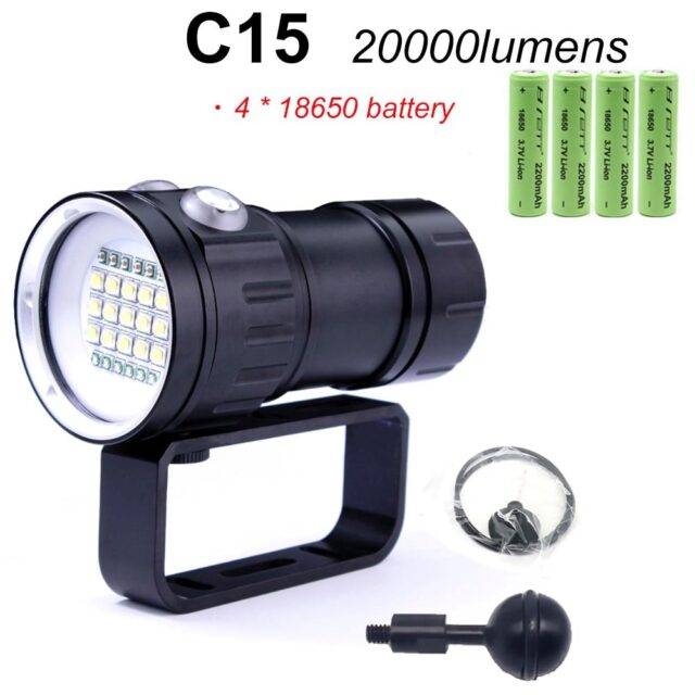 Super Bright Underwater LED Diving Flashlight - Lighting4Home