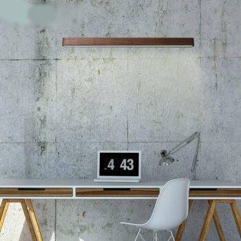 Solid Wooden Linear LED Wall Lamp - Lighting4Home