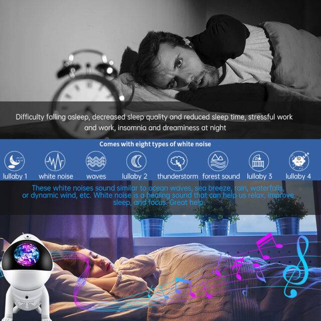 Smart Space Dog LED Galaxy Star Projector - Lighting4Home