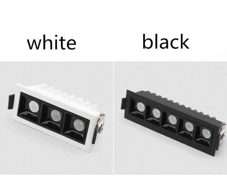 Multi LED Recessed Linear Ceiling Downlights - Lighting4Home