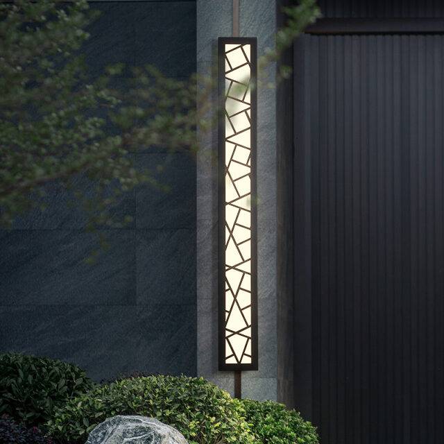 Artwork Framed Outdoor Linear LED Wall Lights