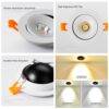 Recessed Directional LED Spotlights - Lighting4Home