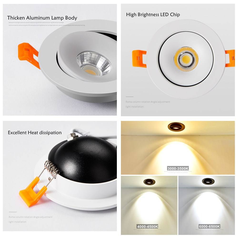 Recessed Directional LED Spotlights - Lighting4Home