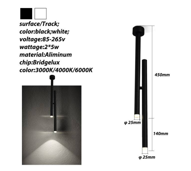 Surface Mounted Double Long Tube Downlights