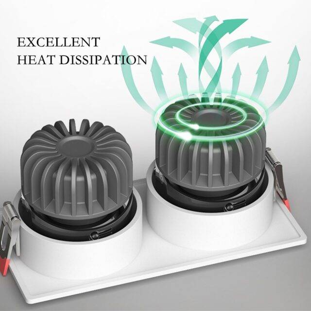 Adjustable Multi Head Recessed Spotlights - Lighting4Home